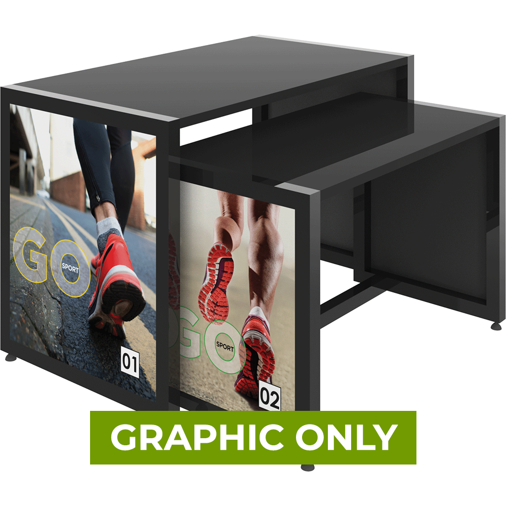 GRAPHIC ONLY - MODIFY Nesting Table 02 - 48"W x 30"H - Replacement Gra