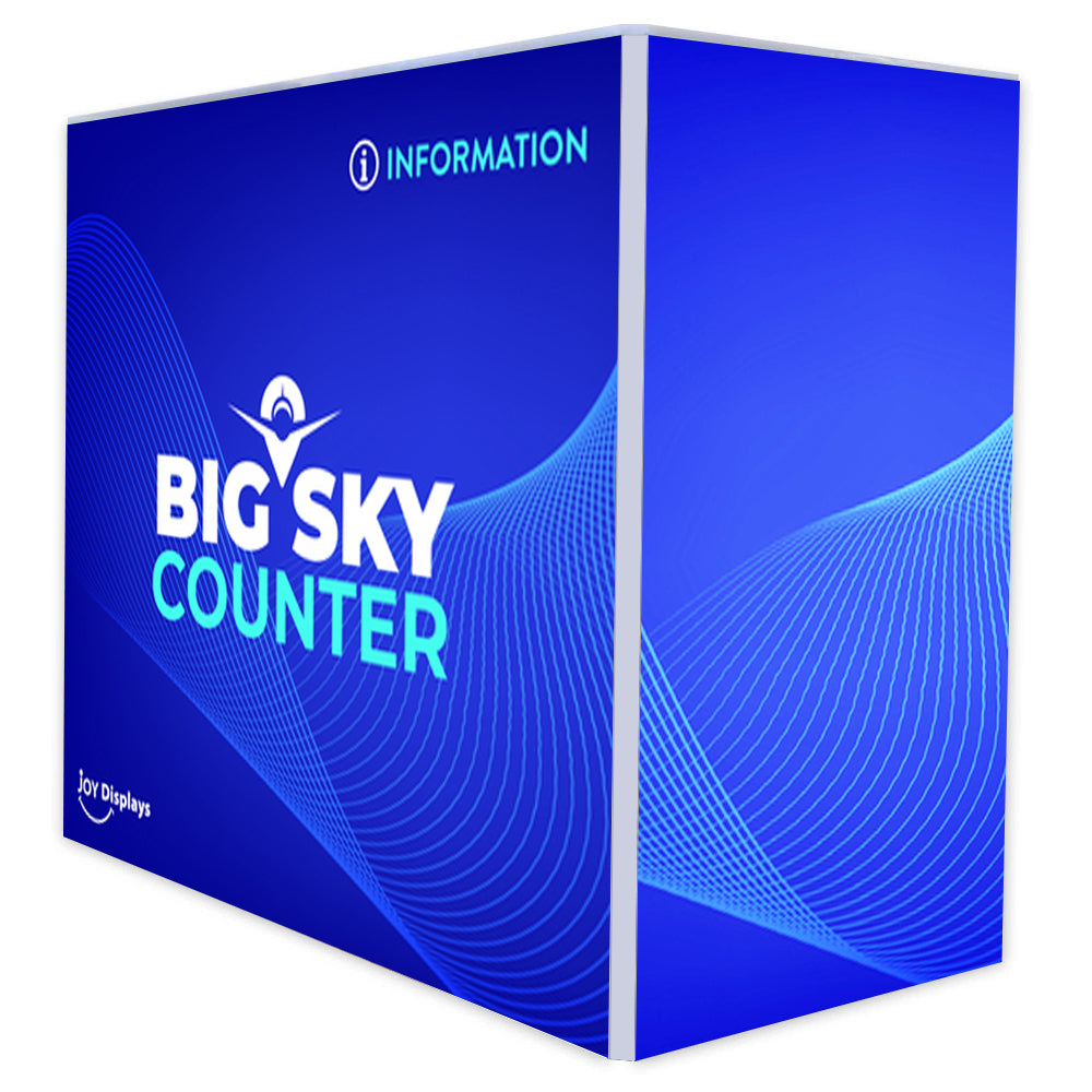 4 Ft X 2 Ft X 40 In Big Sky Counter Joy Displays 4 Ft X 2 Ft X 40 In Big Sky Counter Joy Displays