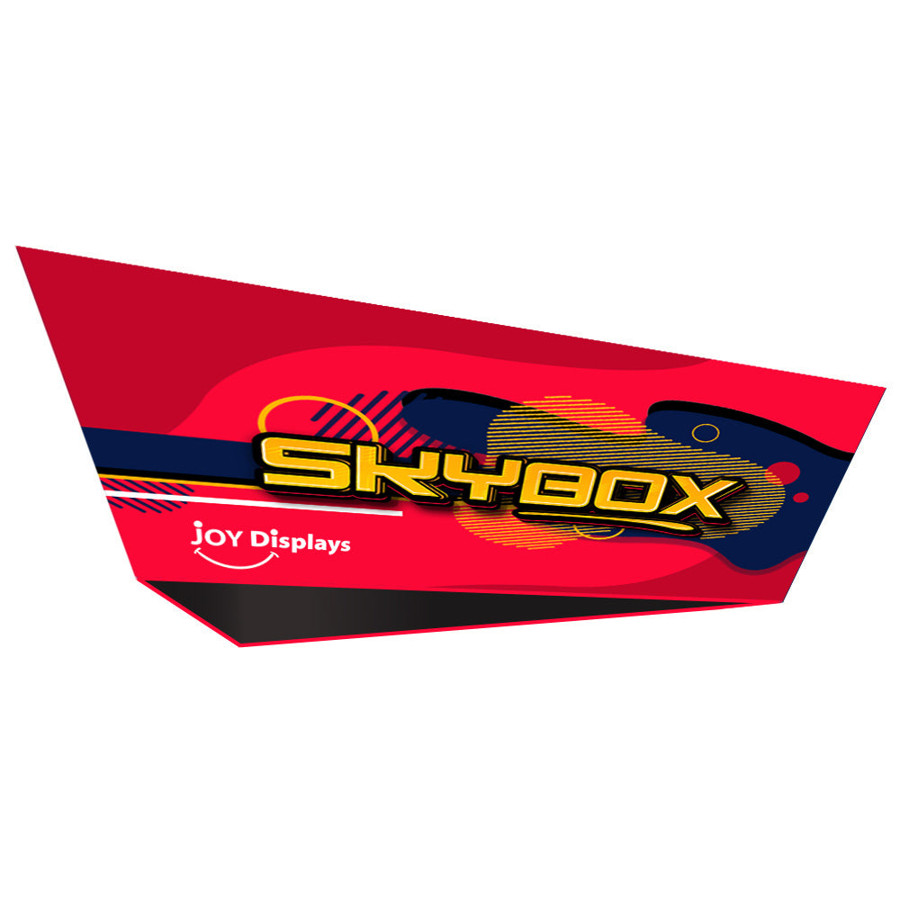 Tapered Triangle Overhead Hanging Banner - Trade Show Ceiling Sign ...