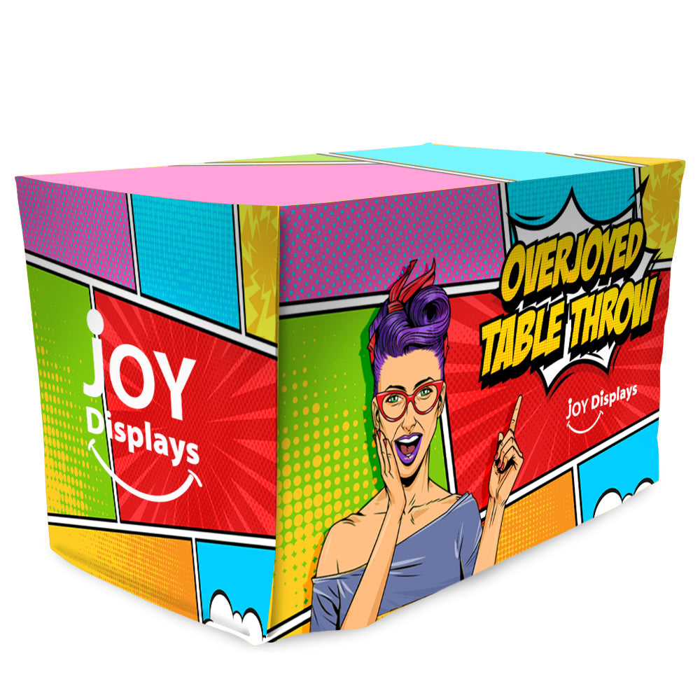 Fitted Table Throw Full Color 4 Ft. With Custom Dye-Sub Print