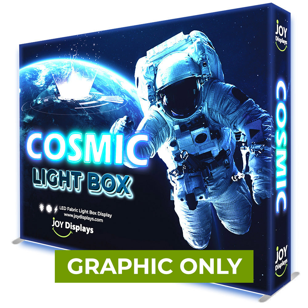 GRAPHIC ONLY - BACKLIT - 10ft. X 89"H Cosmic SEG Replacement Fabric