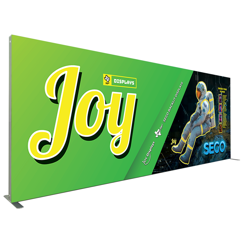 BACKLIT - 20ft x 7.4ft SEGO Modular Seamless Lightbox Display – Joy ...