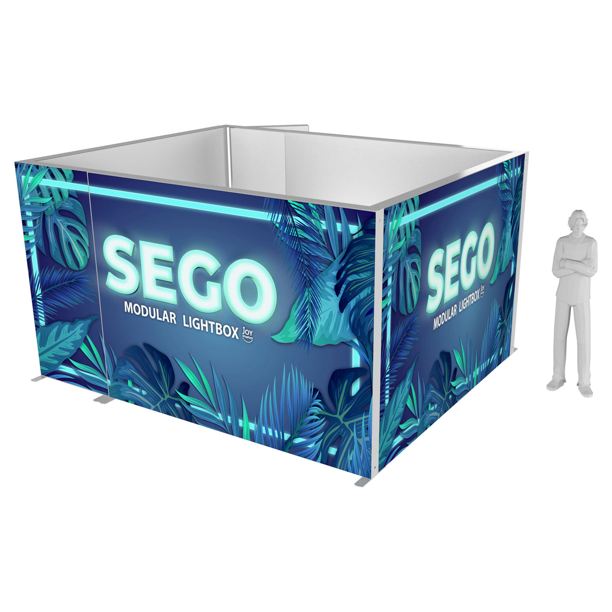BACKLIT - 13.3' X 10' SEGO Conference Room - Configuration M – Joy Displays