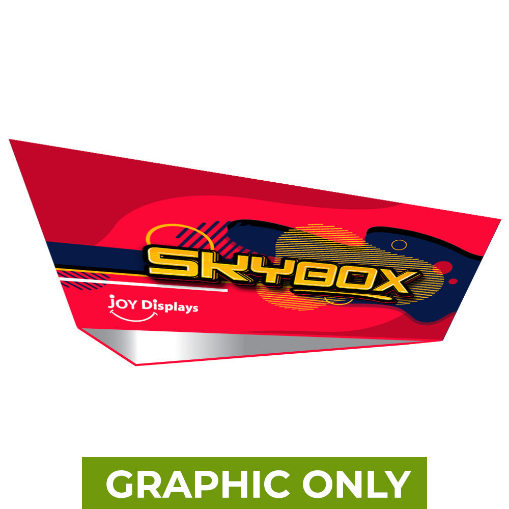 GRAPHIC ONLY - Tapered Triangle Overhead Hanging Banner - Replacement