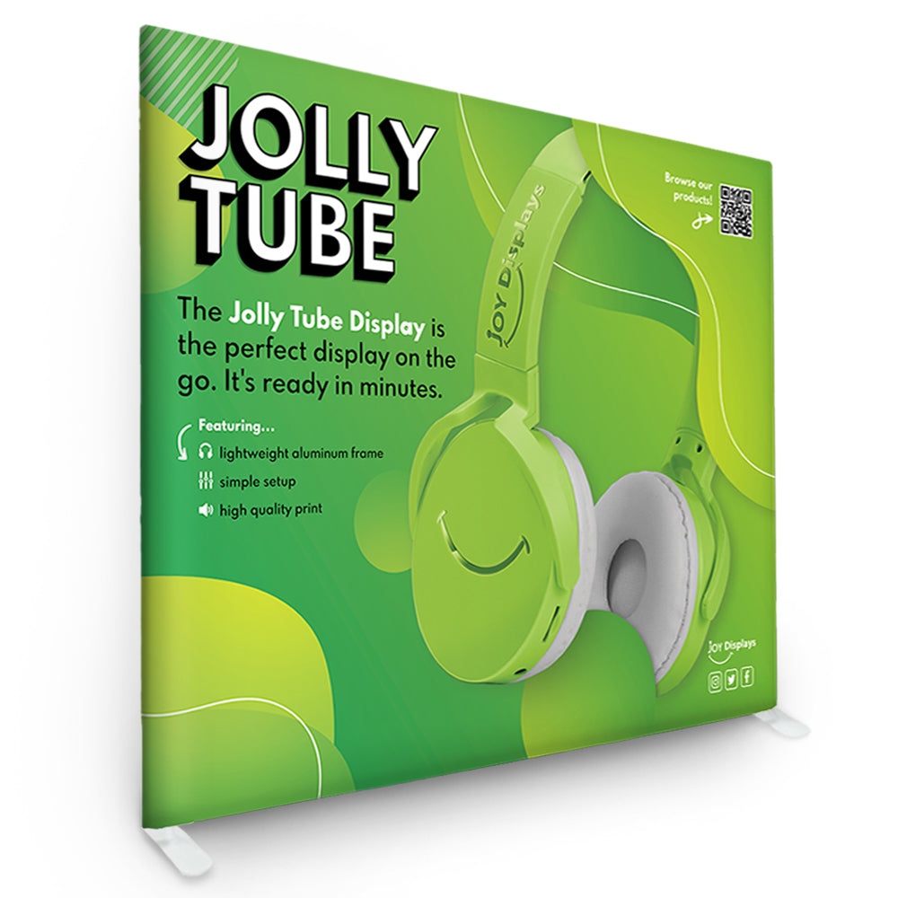 10 Ft. Jolly Tube Display - Straight Trade Show Exhibit Booth – Joy ...