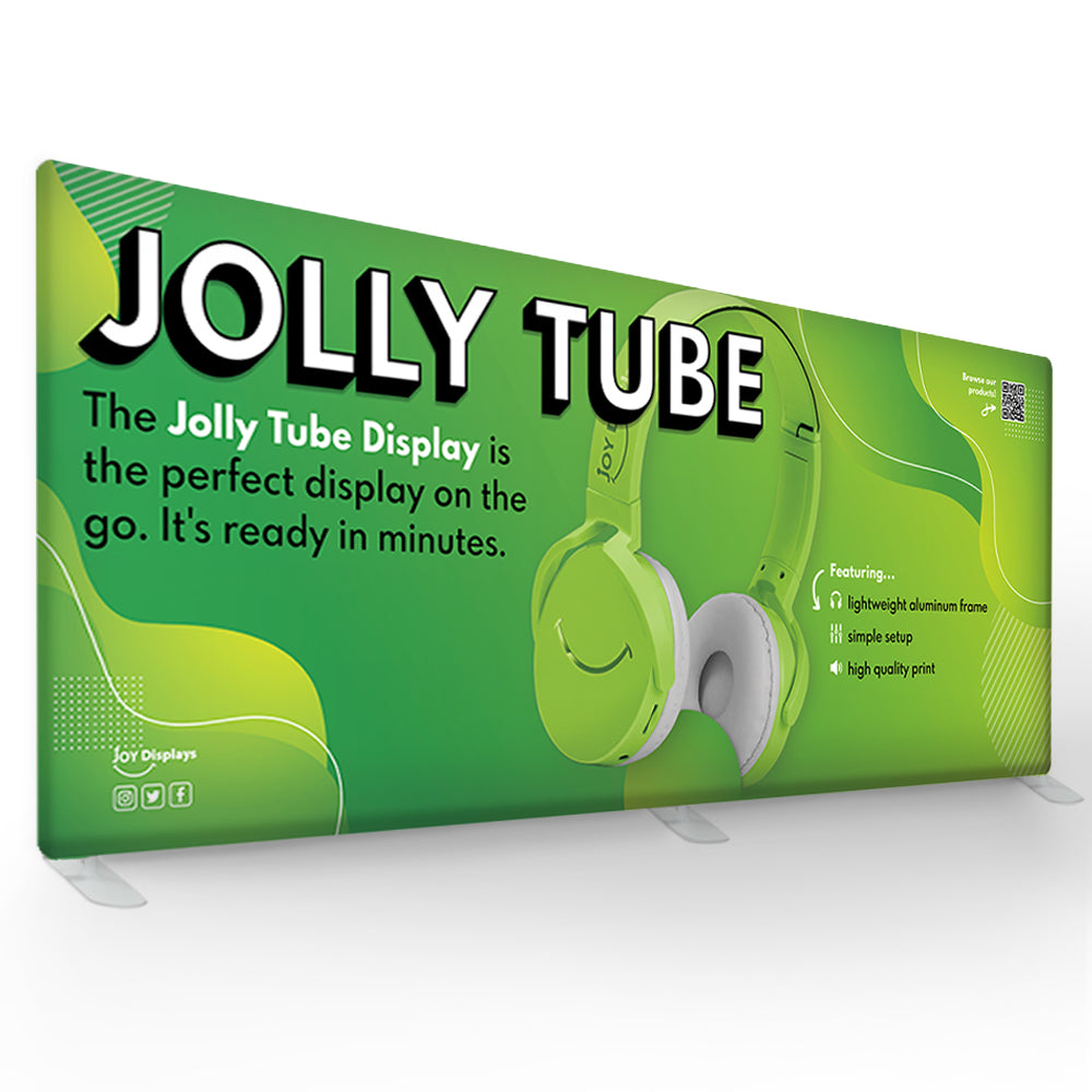 20 Ft. Jolly Tube Display - Straight Trade Show Exhibit Booth – Joy ...