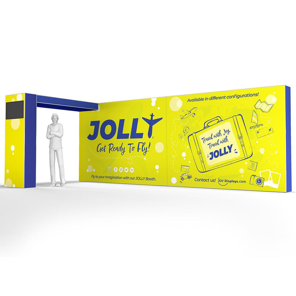 20 Ft. Jolly Exhibit Configuration D w/ Bridge and Monitor Mount - Dou ...