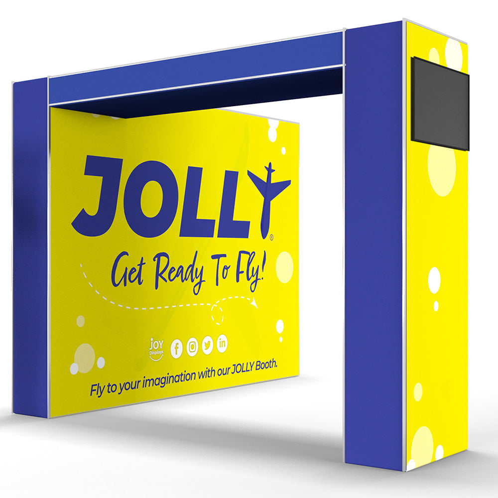 10 Ft. Jolly Exhibit Configuration C - Double-Sided - Bridge and Monit ...