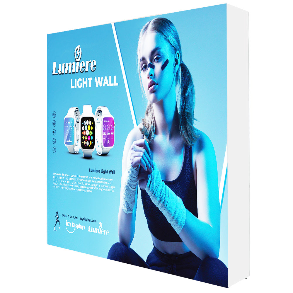 BACKLIT - 10ft X 10ft Lumière Light Wall® - Trade Show Exhibit Booth