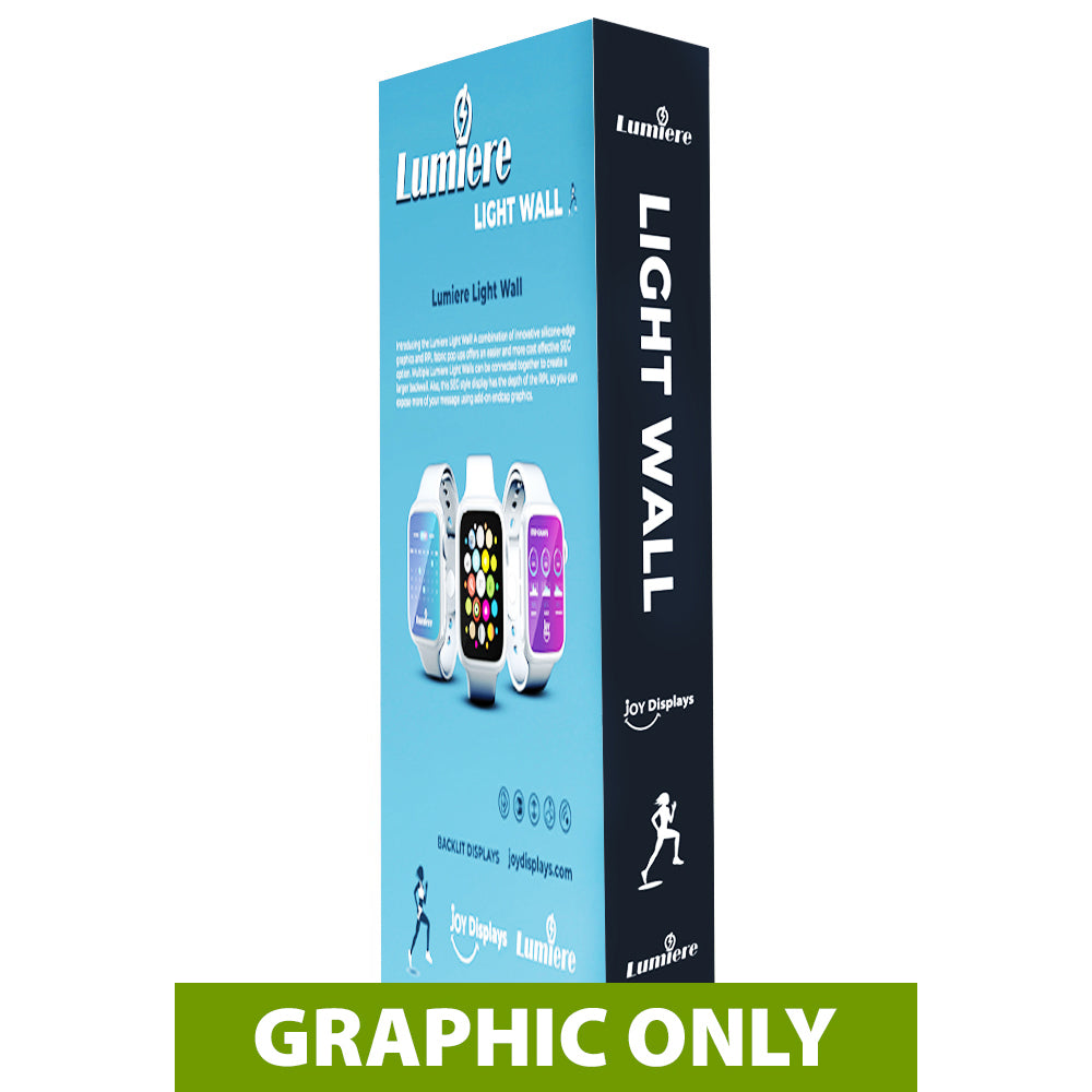 GRAPHIC ONLY - Lumière Light Wall® 2.5ft X 7.5ft - (Backlit) Replaceme