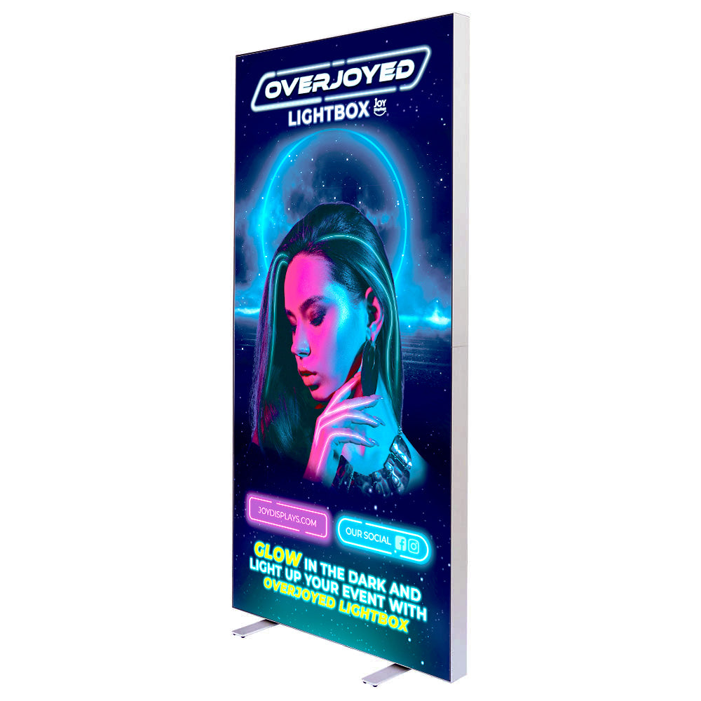 BACKLIT - 3 Ft X 6.5 Ft Overjoyed SEG Lightbox - Double-Sided Light-Up ...