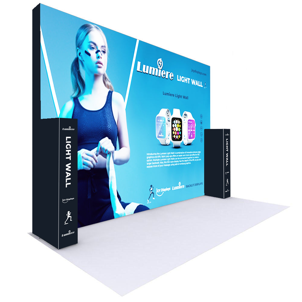 BACKLIT - 20 Ft X 15ft Tall Lumière Light Wall® Configuration F - (Tra
