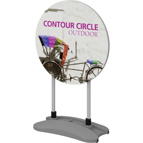 Contour Outdoor Sign Circle – Joy Displays