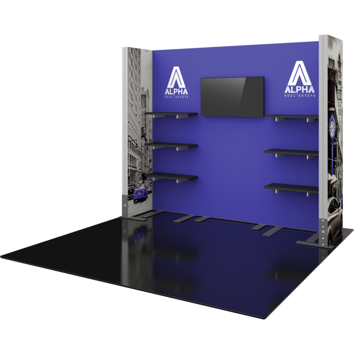 10ft Hybrid Pro Backwall Exhibit 21 – Joy Displays