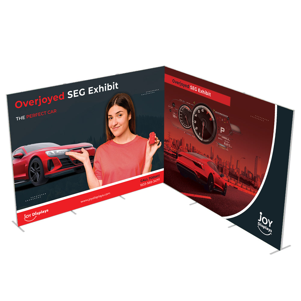 10 Ft X 7.5 Ft Convention Exhibit - Overjoyed SEG Tradeshow Booth C ...